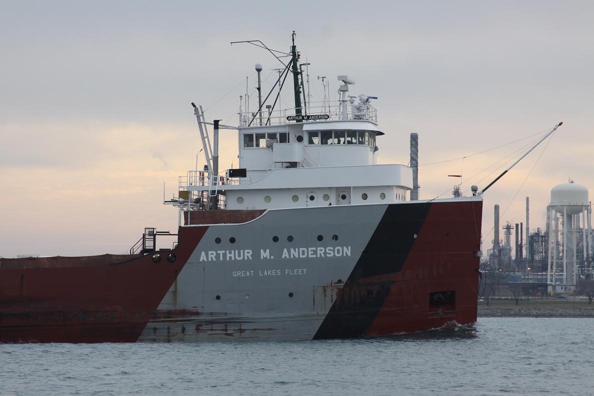 Michigan Exposures: The Arthur M. Anderson Passes Marysville