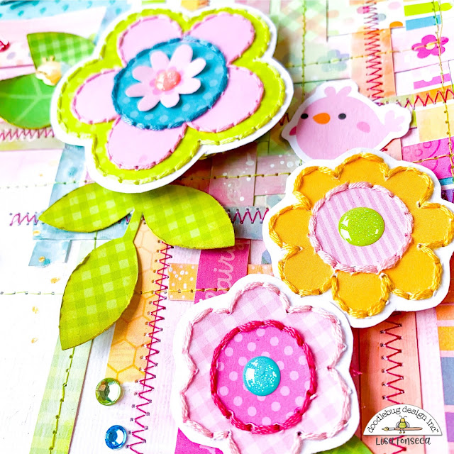 Doodlebug Design Inc Blog: FAIRY GARDEN HELLO SPRING LAYOUT | with Lisa