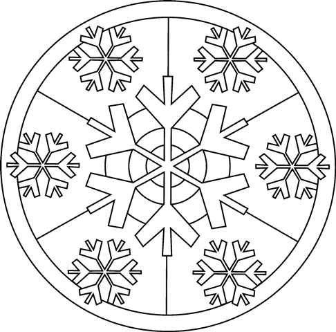 Mandalas para colorear de carnaval - Imagui
