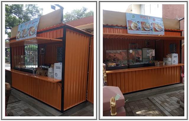 Jasa pembuatan Booth Container - Booth semi Container-Gerobak Container ...