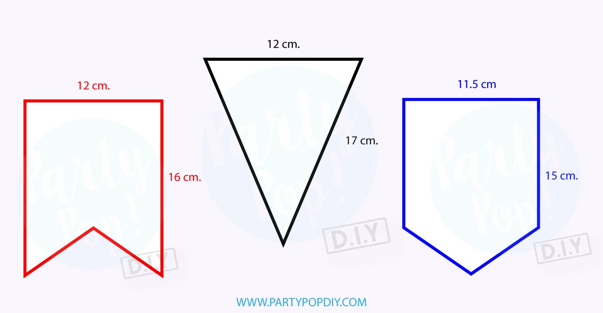 Guirnaldas Decorativas con papel de regalo | PartyPop DIY