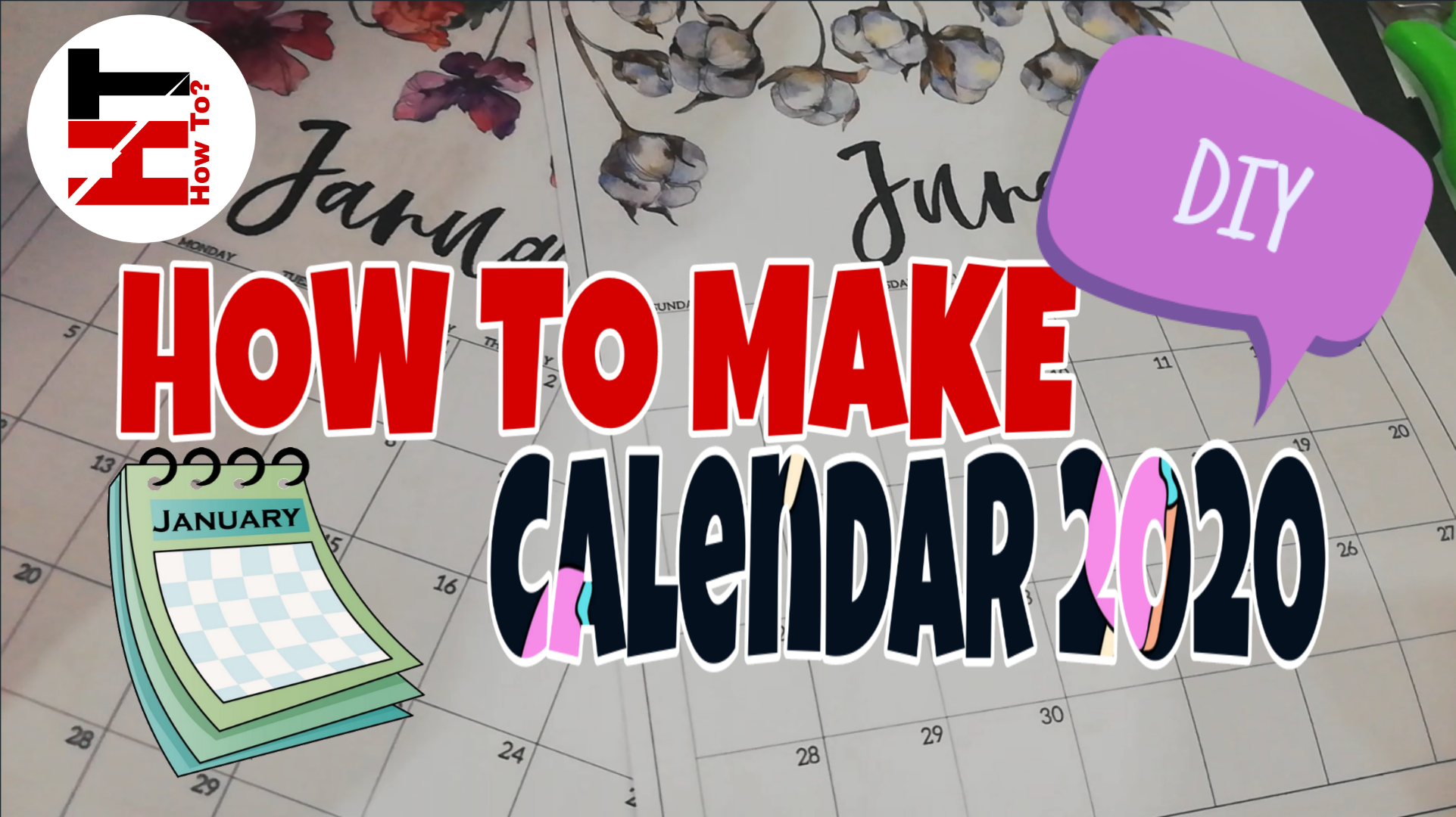 HOW TO MAKE DIY CALENDAR 2020 Fashion Is My Passion how-to-make-diy-calendar-2020-fashion-is-my-passion