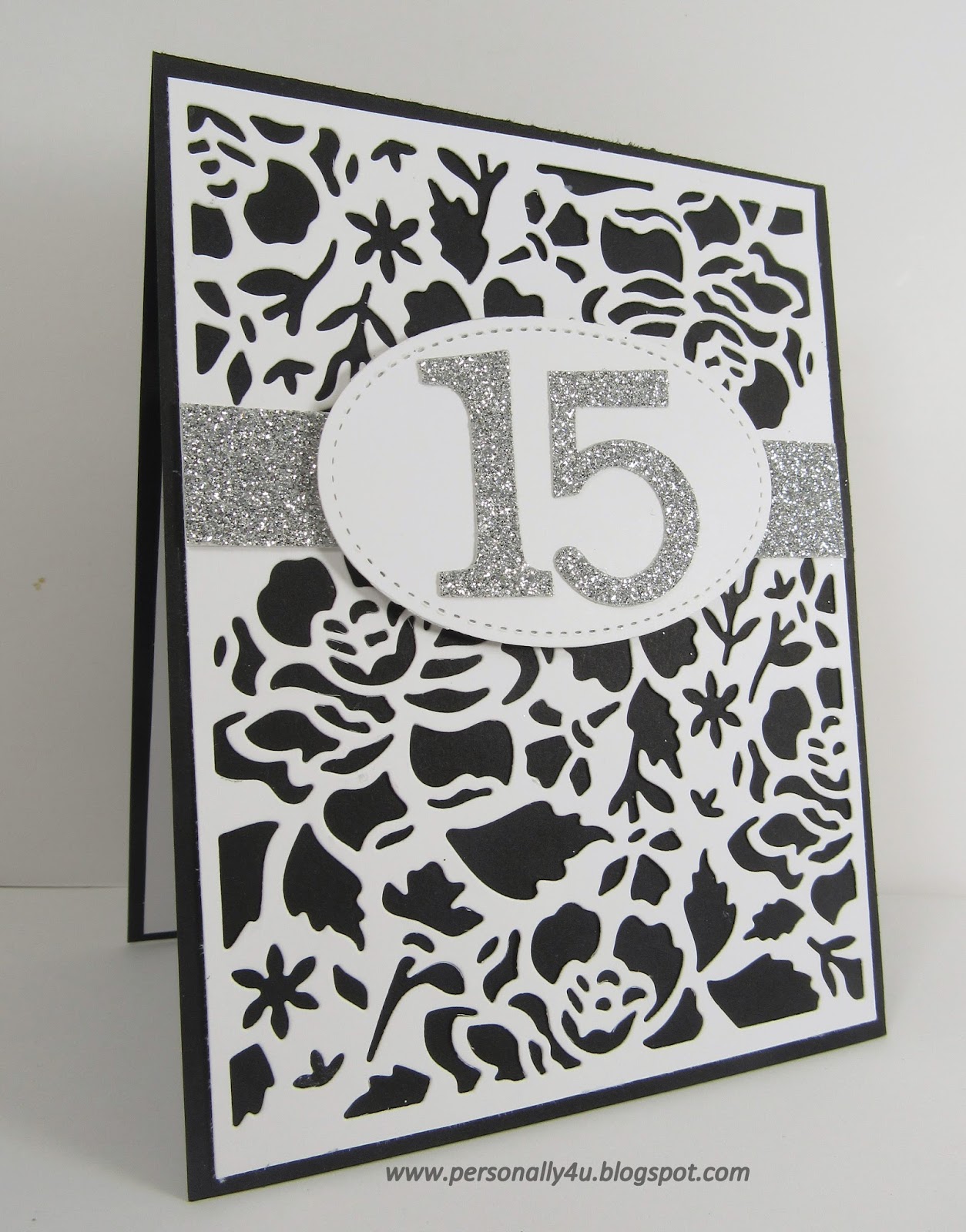 Personally Yours: Detailed Floral Birthday Card