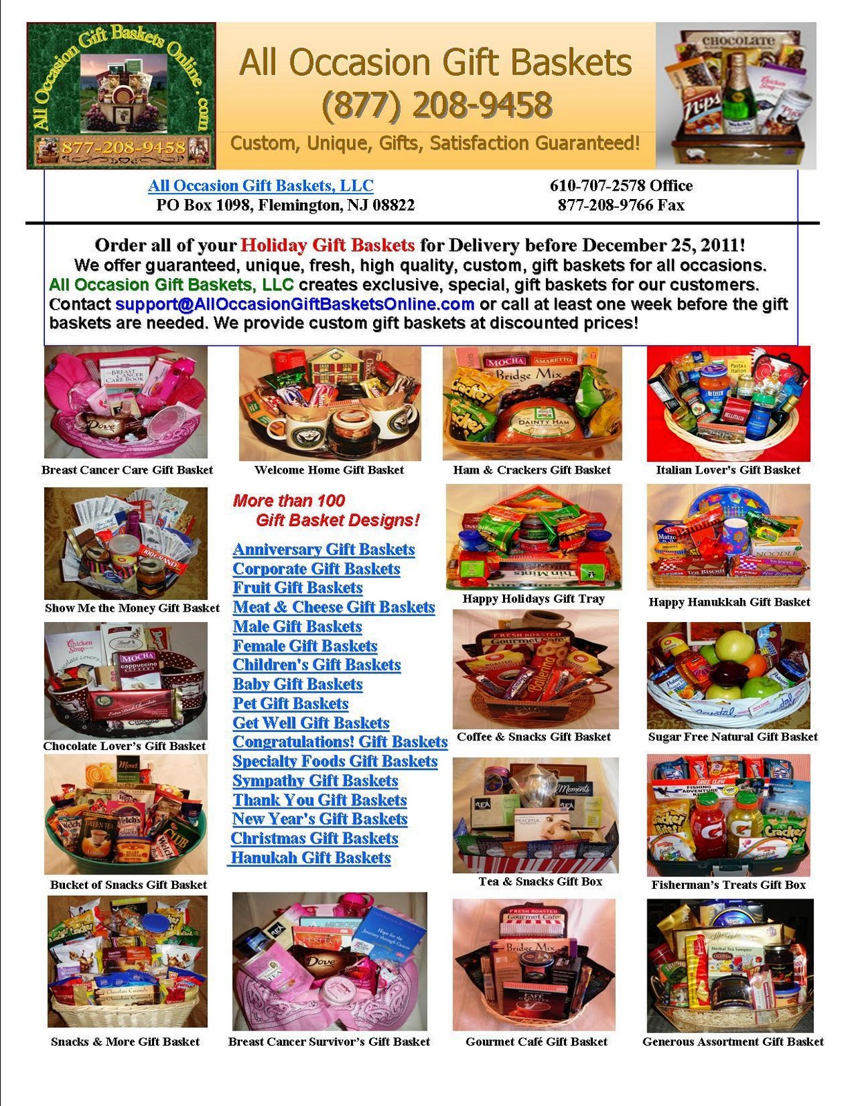 All Occasion Gift Baskets Online