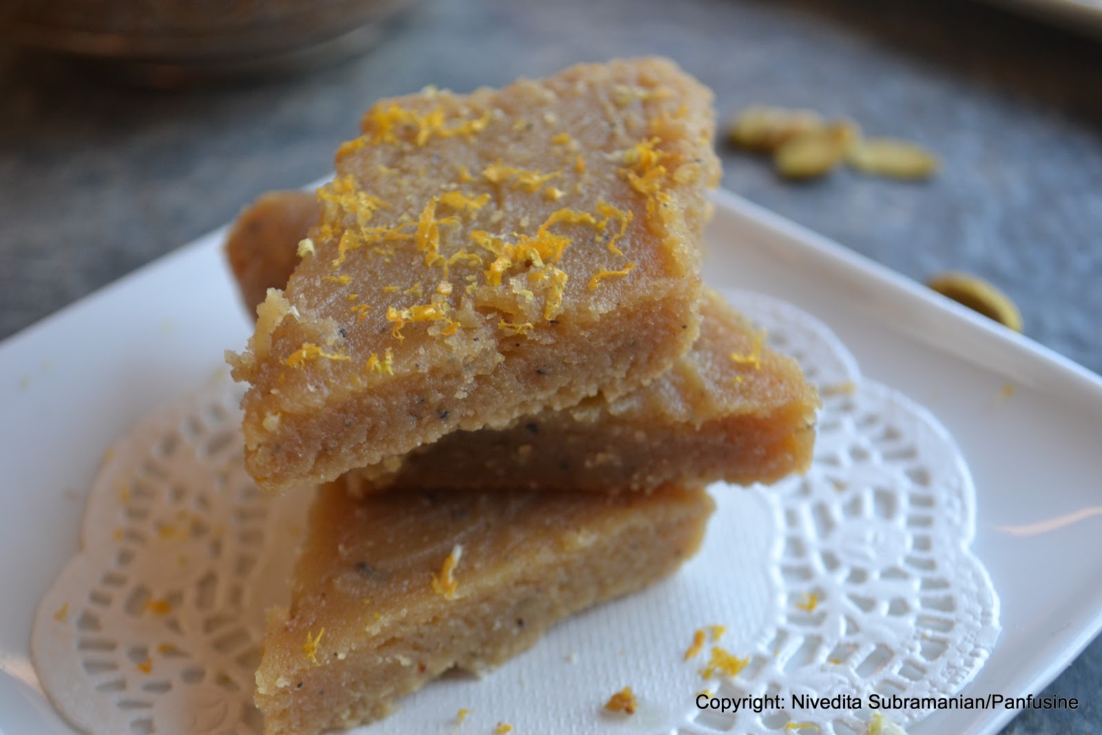 Day 319 - Almond Burfee (Badam Burfi)