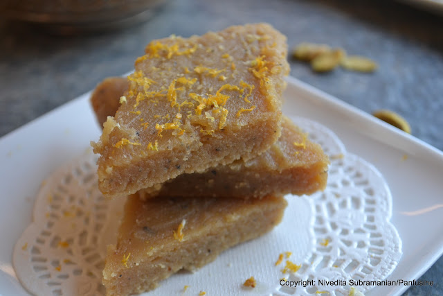 Day 319 - Almond Burfee (Badam Burfi)