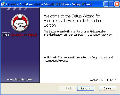 Labim: Faronics Anti-Executable + SN