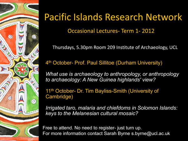 Making Connections Through World Collections: Lectures: Pacific Islands ...