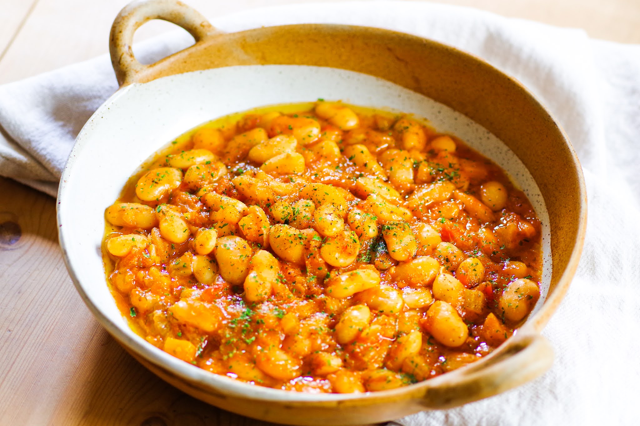 Instant Pot Greek Style Butter Beans |Euphoric Vegan