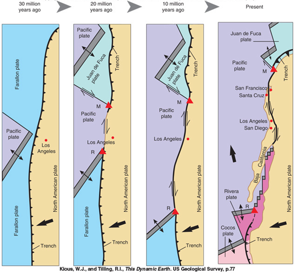 La Bassa California e la sua faglia "beante"