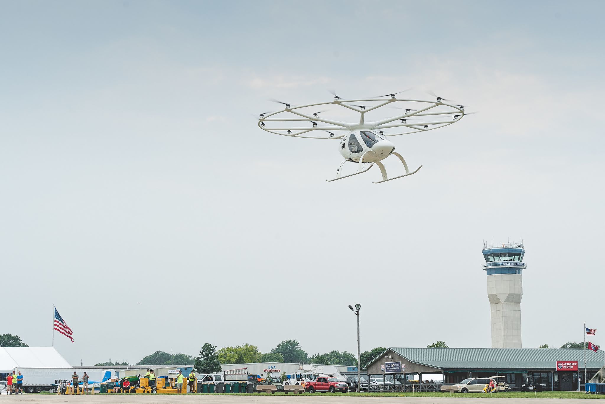 Volocopter 2X Performs First-ever Public Crewed Test Flight