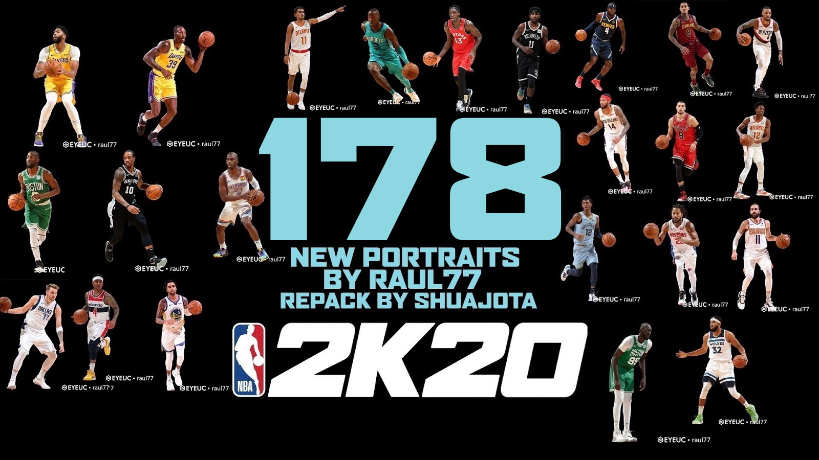 NBA 2K20 Portraits Update Repack (178 New Portraits) by raul77