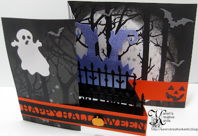 Karen's Kreative Kards: Happy Halloween Z-Fold Card