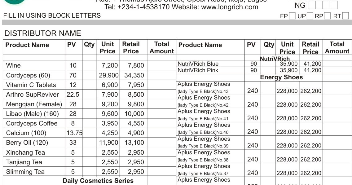 Best Longrich Products for diabetes, stroke, hypertension, fibroid ...