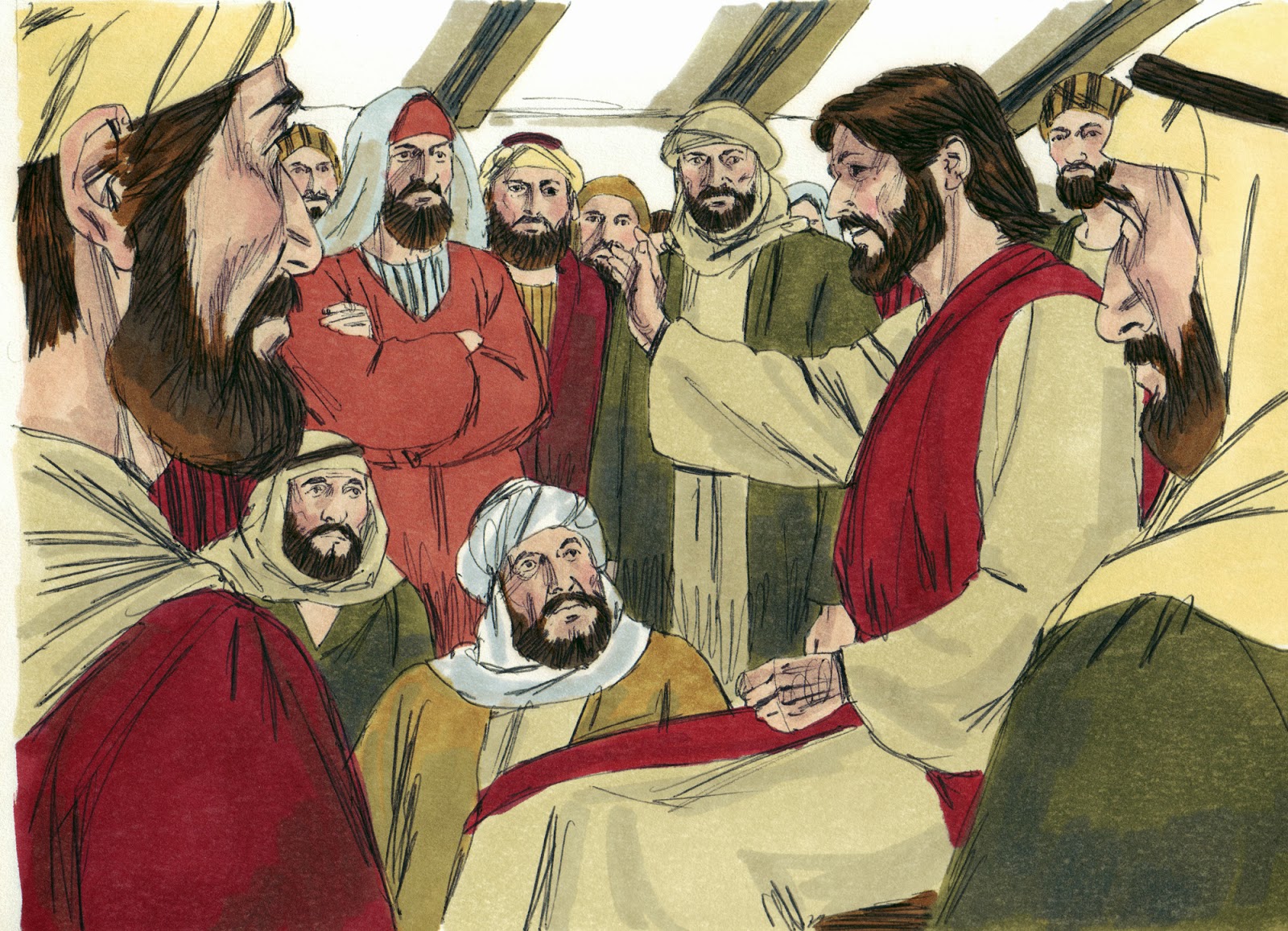 Bible Fun For Kids: 4.9A. Man Goes Through Roof to See Jesus!