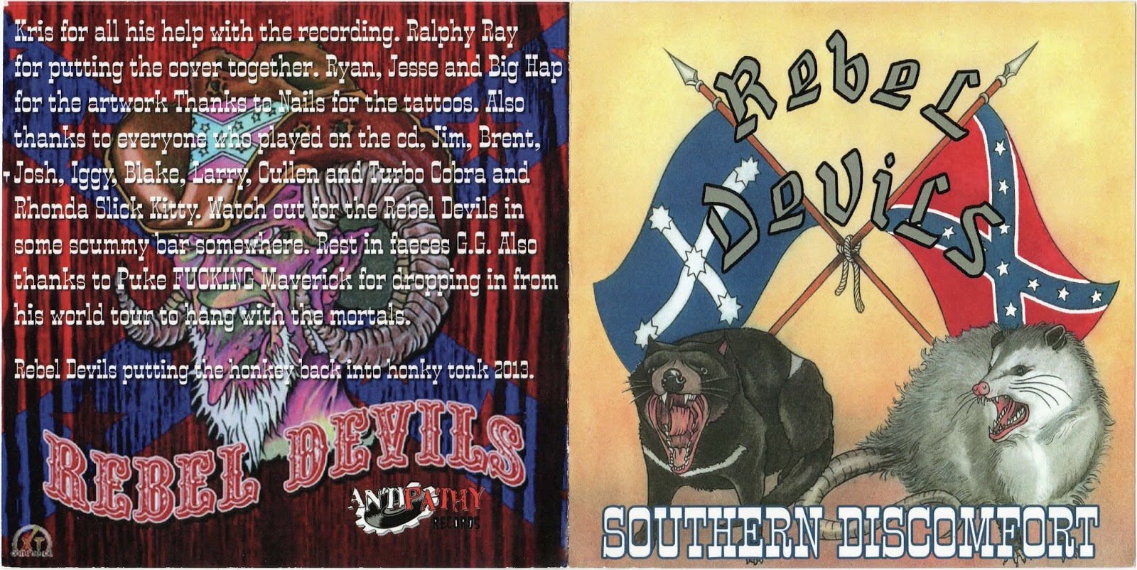 https://t.me/NordsturmJoker: Rebel Devils - Southern Discomfort (2013)