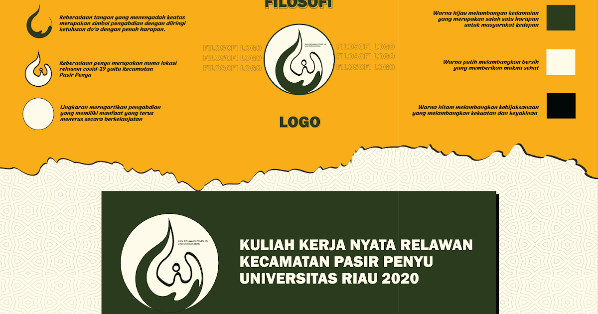 Filosofi Logo KKN Relawan Covid-19 Pasir Penyu