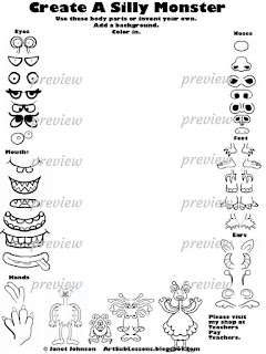 Art Sub Lessons: Easy Elementary Art Activities That Students Can Do At ...