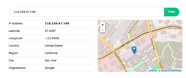 How To Find Location Of Server Of Website From URL?
