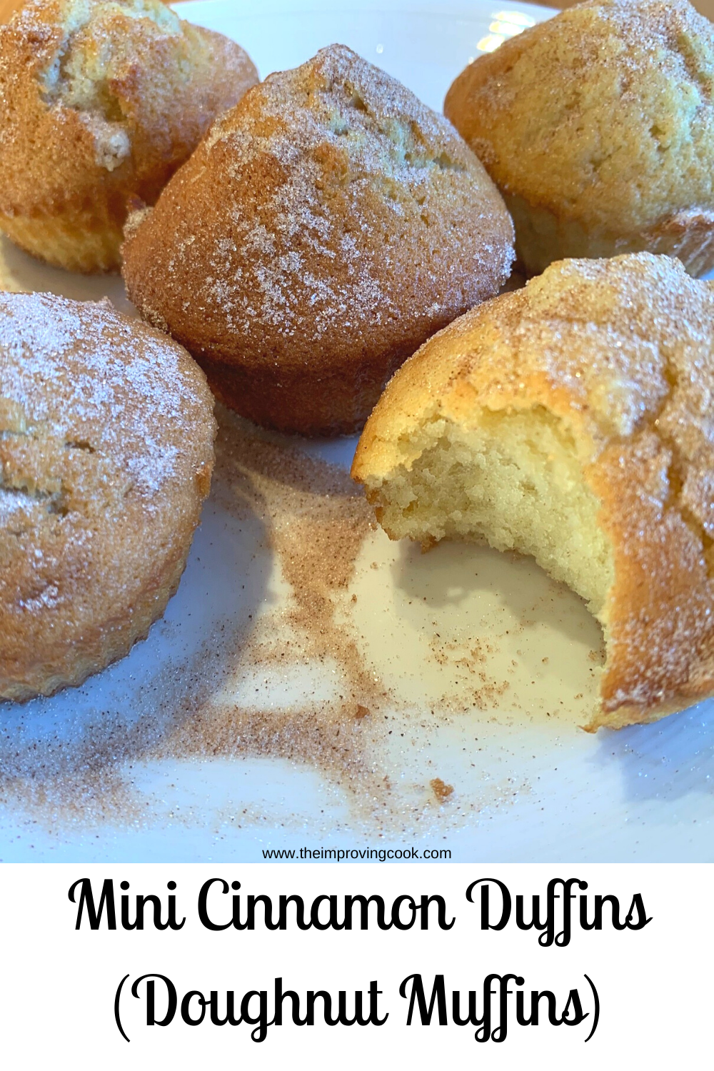 Mini Cinnamon Doughnut Muffin Bites (Duffins)