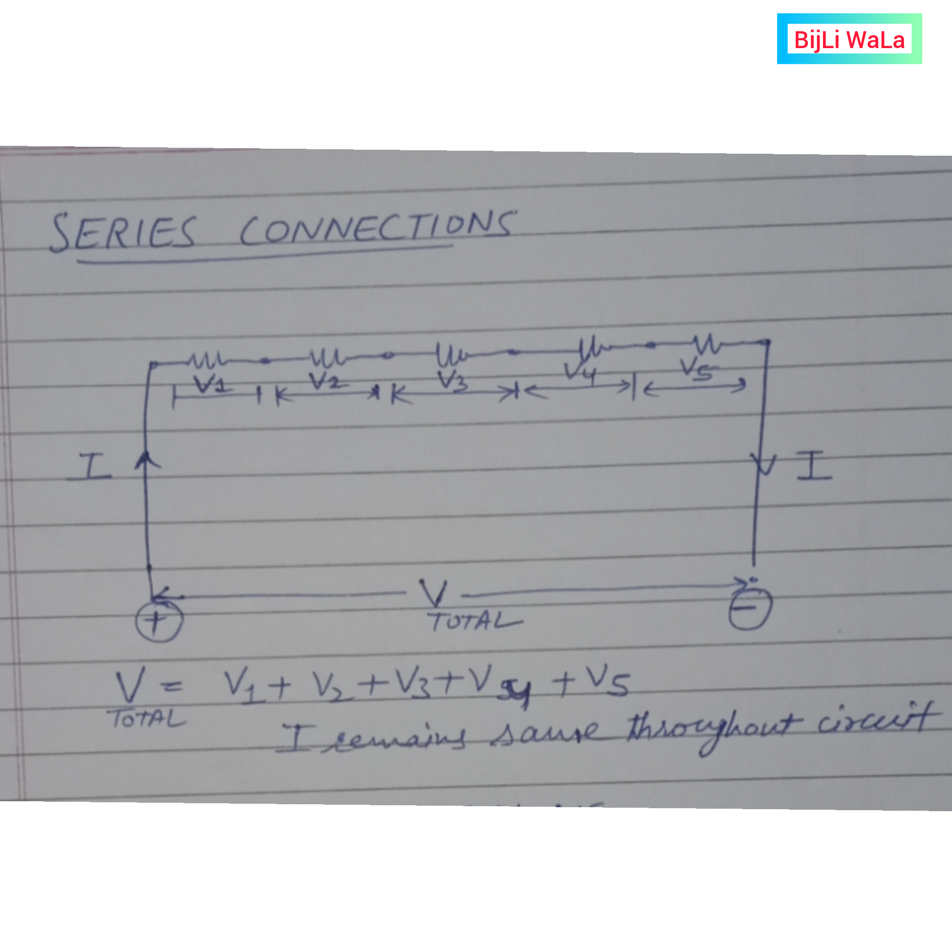 Series & Parallel connections in Electrical System
