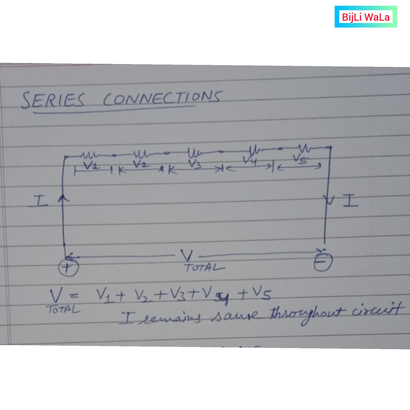 Series & Parallel connections in Electrical System