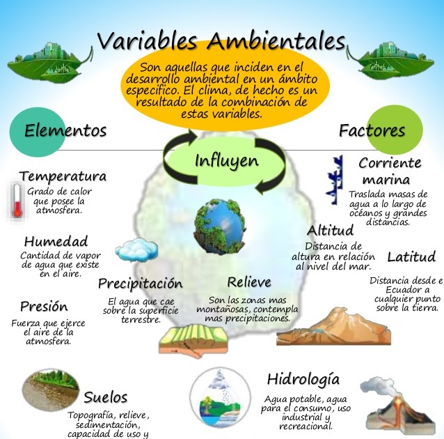 Medio ambiente : Características del medio ambiente