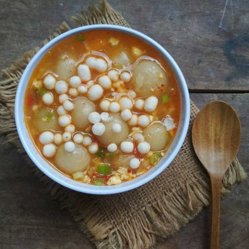 Cara Membuat Cilok Kuah Dengan Takaran Sendok