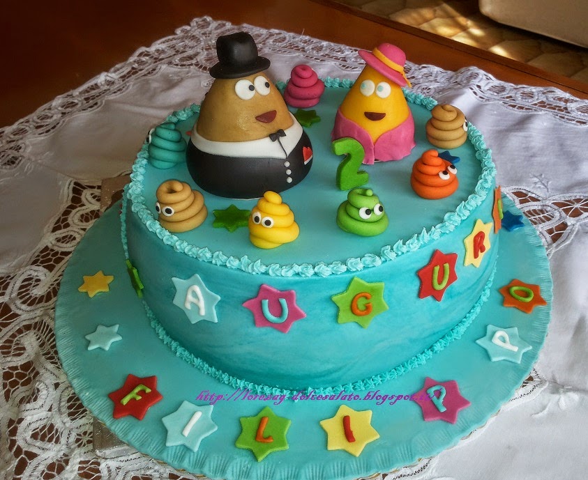 LE TORTE DI LORENA ....E NON SOLO!!!!!: Torta Pou per Filippo