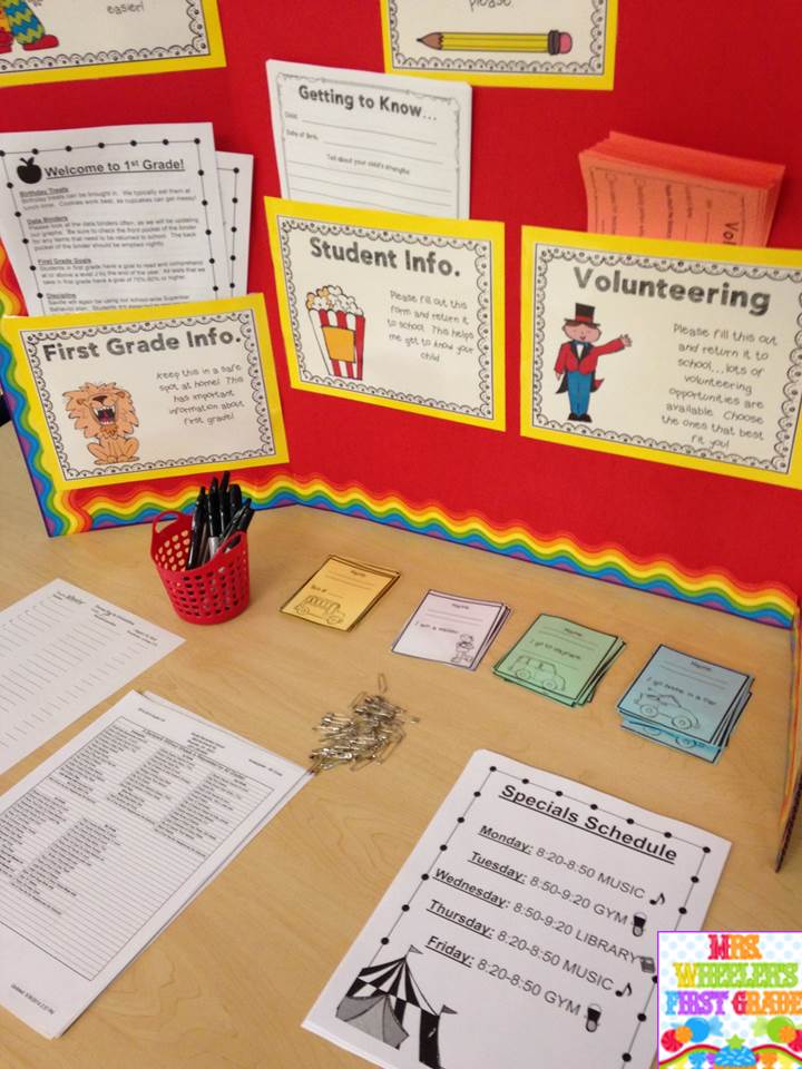 Preparing for Open House | Mrs. Wheeler's First Grade Tidbits | Bloglovin’