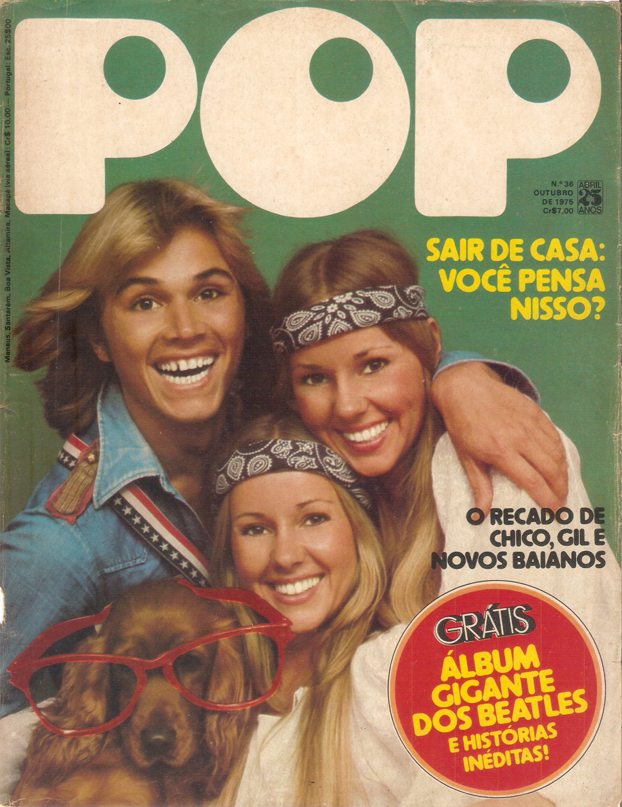 Assim de recortes: Revista Pop nº 36, outubro de 1975