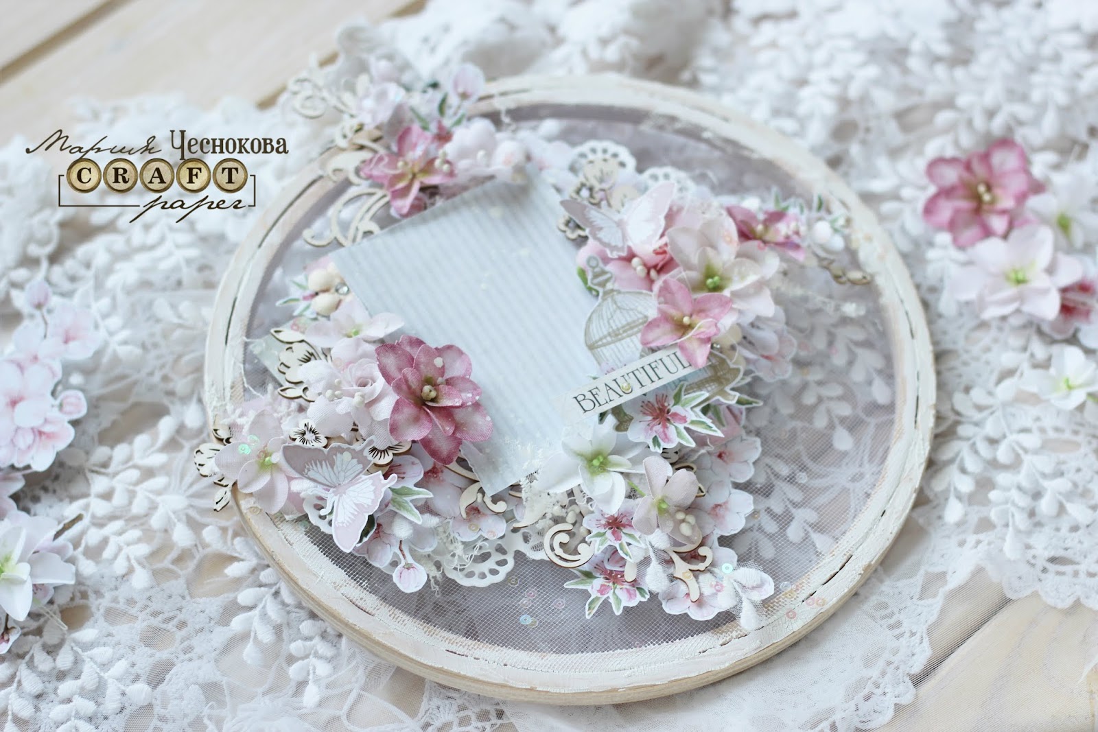 Воздушное панно на пяльцах от Марии Чесноковой ~ CraftPaper
