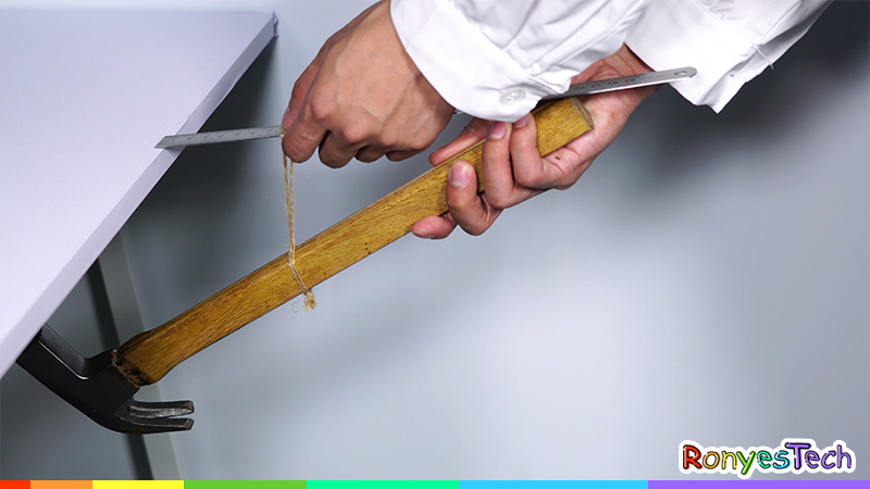 Hammer Ruler Balancing Trick - Science Experiments for Kids - Ronyes Tech