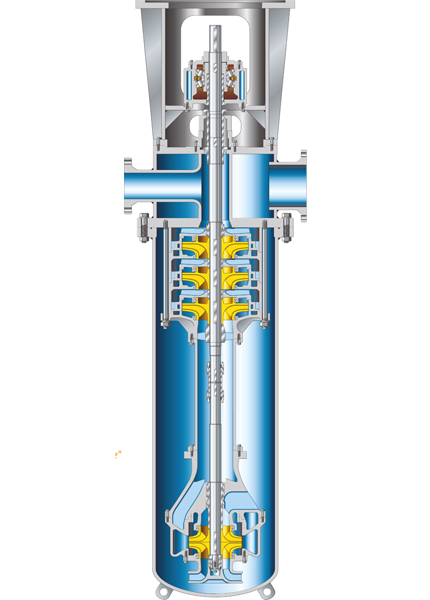 Condensate extraction pump in thermal power plant