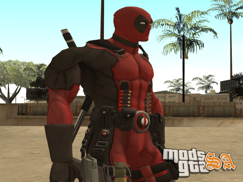 Mods GTA San Andreas: Skin Deadpool