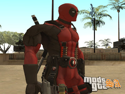 Mods GTA San Andreas: Skin Deadpool