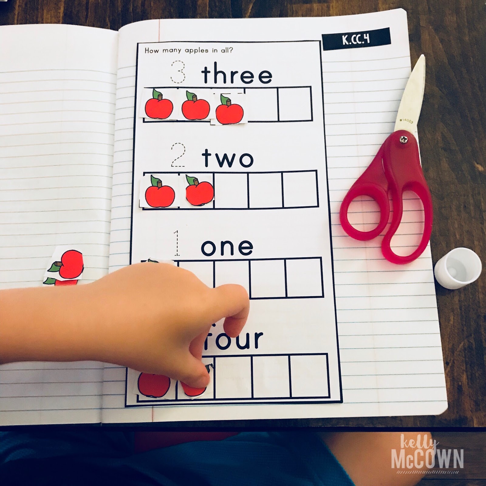 Kelly McCown: September Interactive Math Notebook Kindergarten