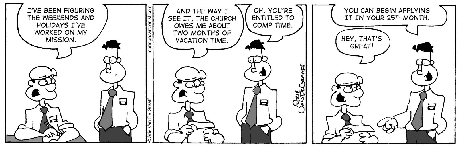 Ward Cartoonist: Comp Time