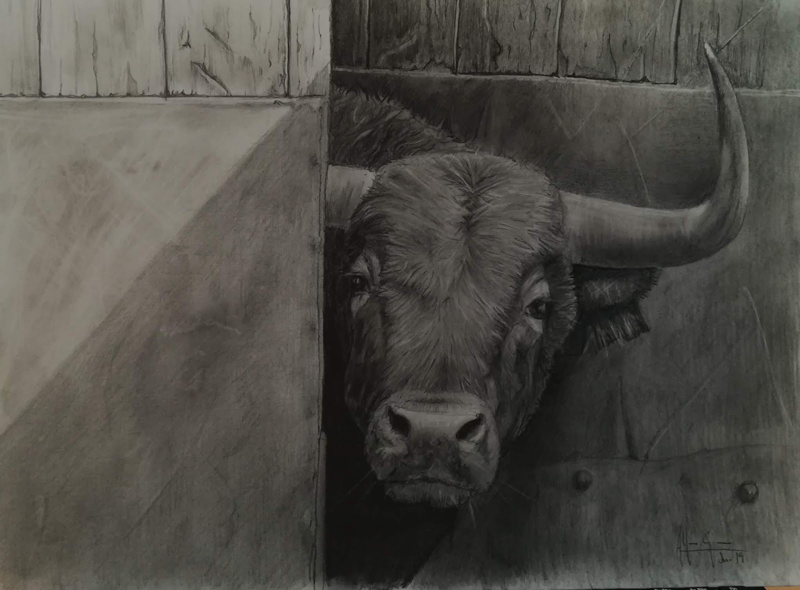 Pensionista De Jandilla Se Asoma Al Sorteo Grafito 30x45 Cms pensionista-de-jandilla-se-asoma-al-sorteo-grafito-30x45-cms