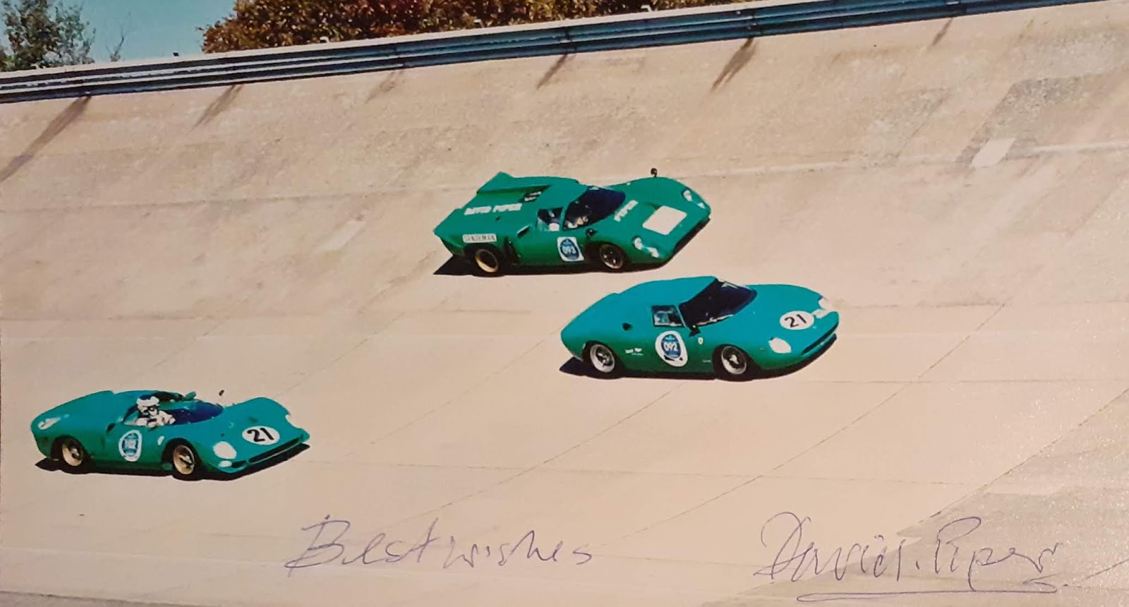 Autograph VIP: David Piper, a British former Formula One and sports car ...