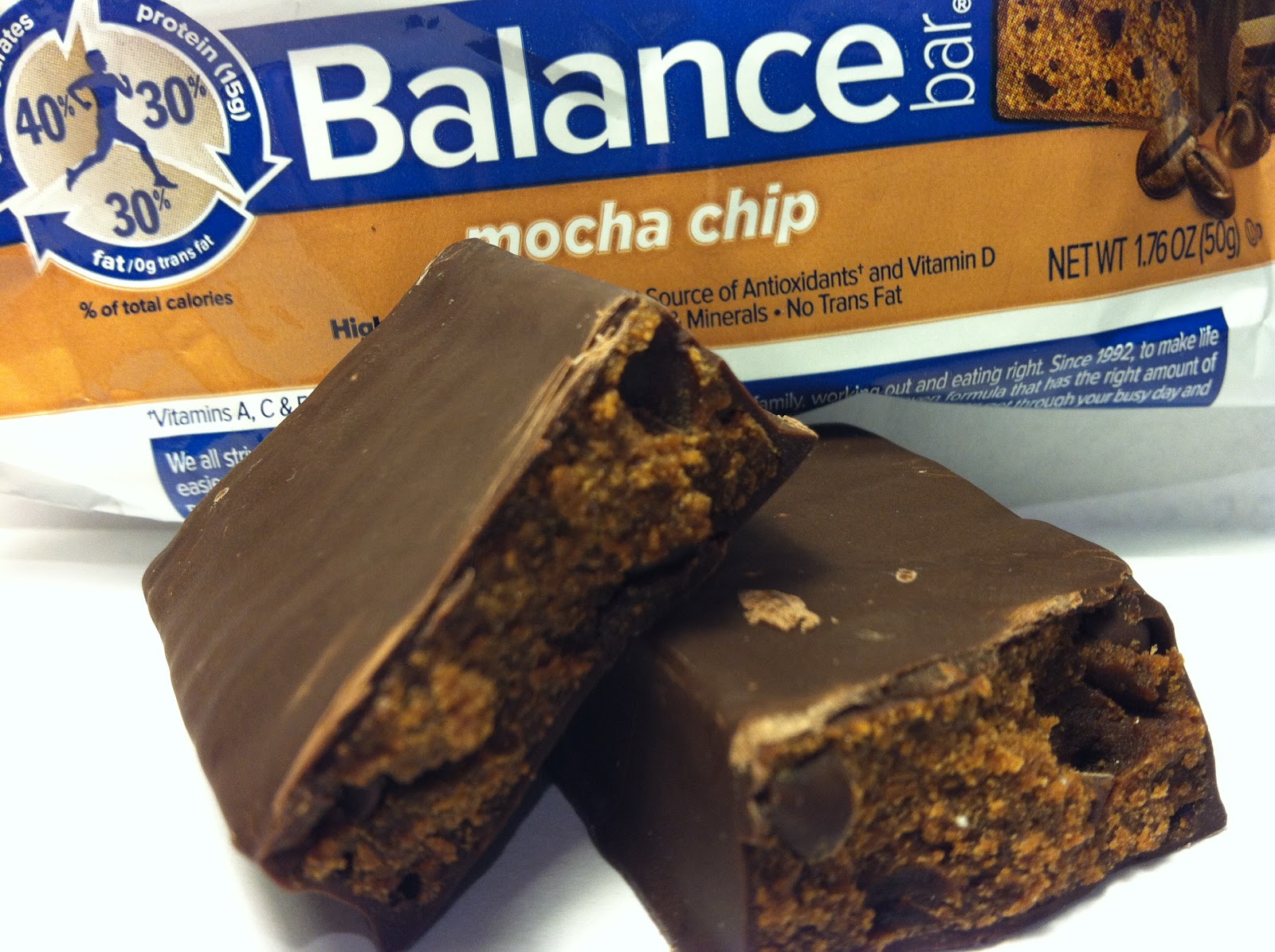 Crazy Food Dude: Review: Balance Bar Mocha Chip Bar