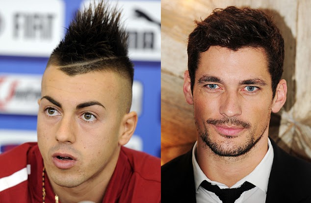 Le Boudoir Blanc: Thin eyebrows on men