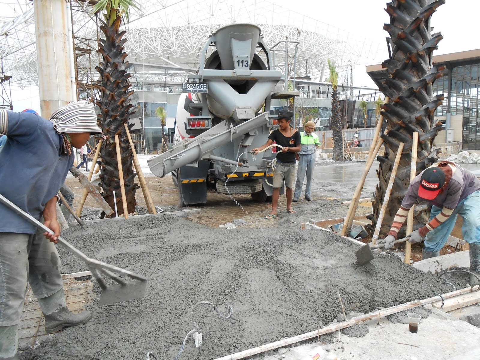 tama truss: tama color Pattern Concrete atau Stamp Concrete untuk ...