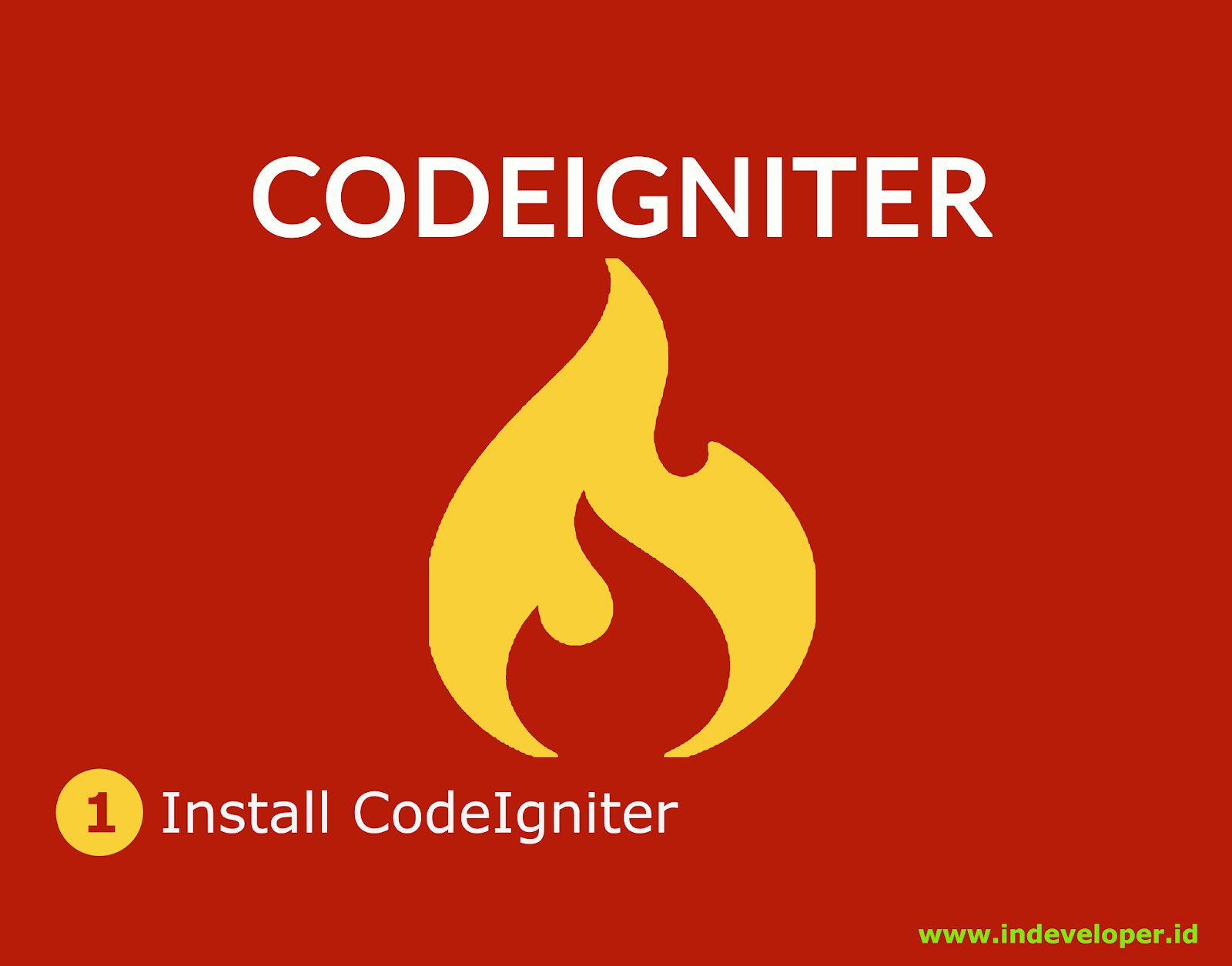 Tutorial Codeigniter Cara Mudah Install Codeigniter 1