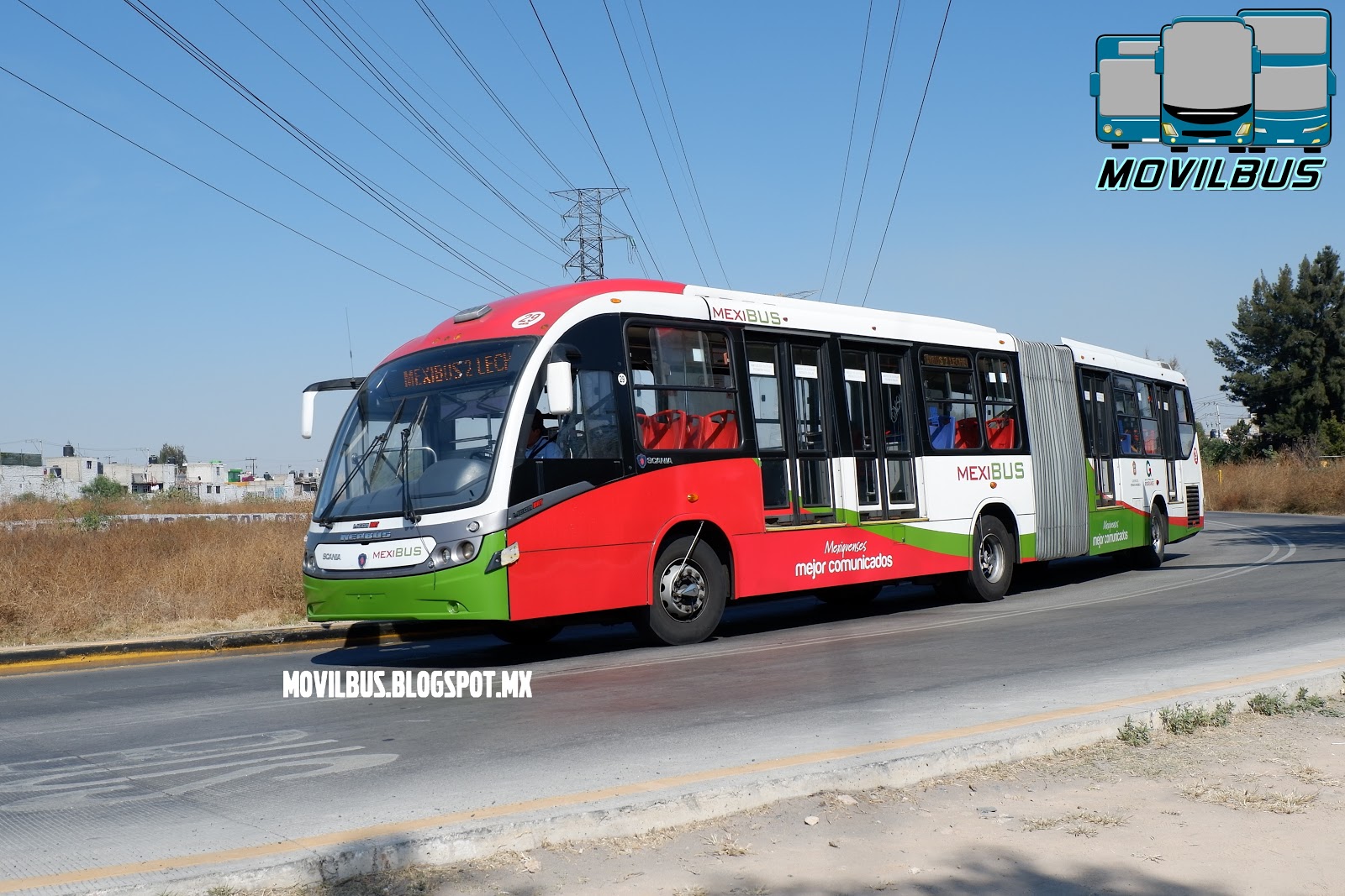 MOVILBUS: Tercer aniversario del Mexibus Línea 2.