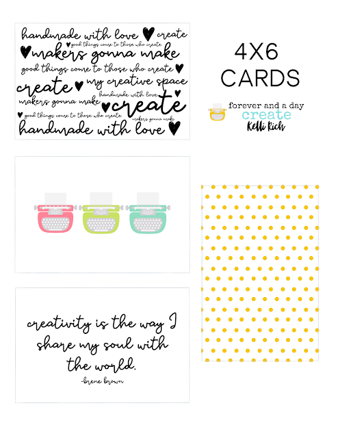 Forever and a day create : Maker cards and cut-outs