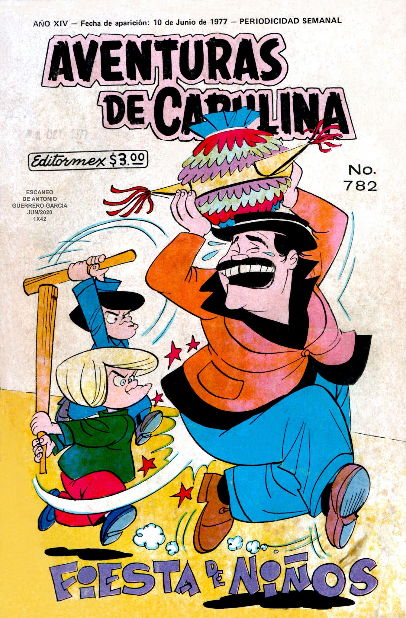 Comics Mexicanos de Jediskater: Aventuras de Capulina No. 782, “Fiesta ...