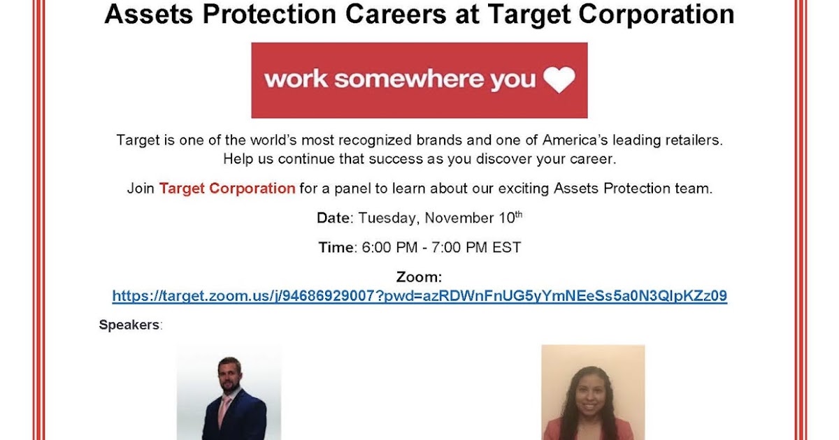 CCJS Undergrad Blog: Target - Assets Protection Internship and Career ...