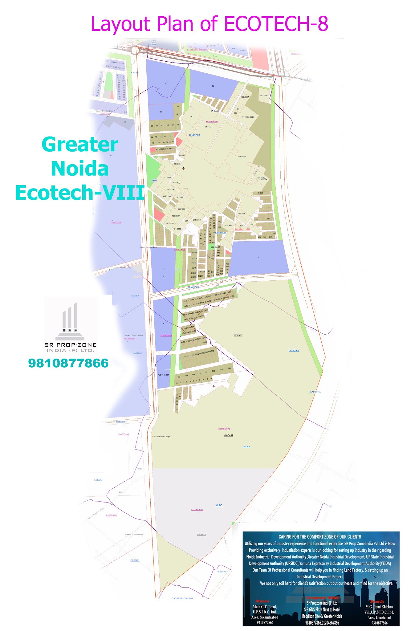 Greater Noida Industry I BUY I SALE I RENT: Layout Plan of Ecotech-VIII ...