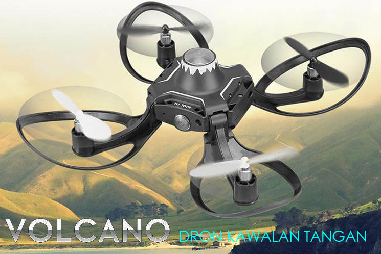 Gajet Unik Khas: Jadi Pengedar Dron Volcano Kawalan Sensor Gerakan Tangan